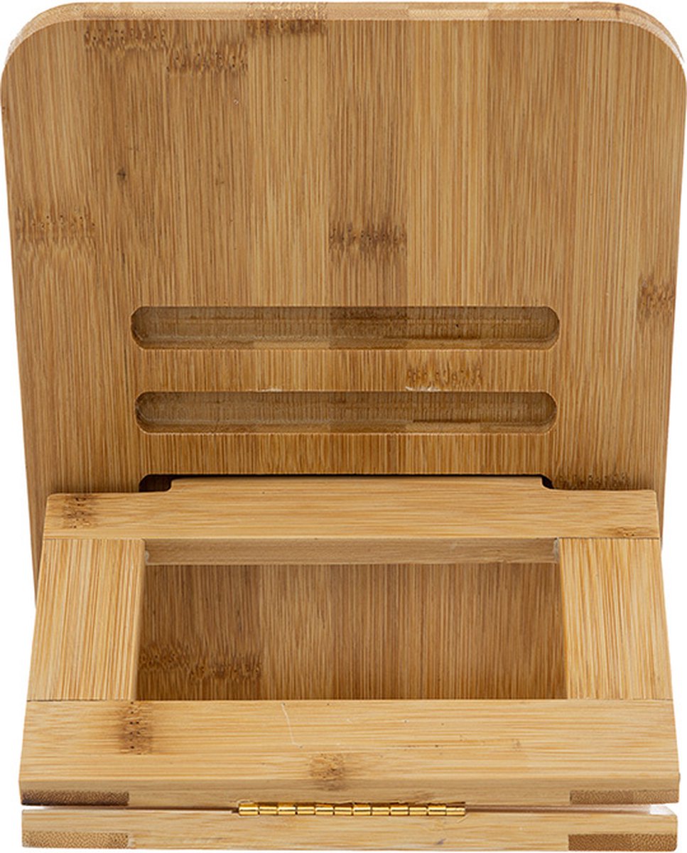 Five® Bamboe kookboek- en tablethouder - Hout - Klaar voor gebruik ...