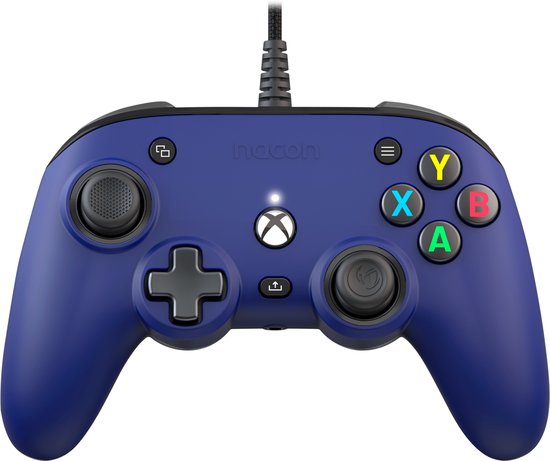Nacon Pro Compact Official Bedrade Controller - Xbox Series X|S - Blauw ...