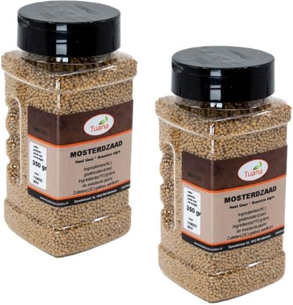 Tuana Kruiden - Mosterdzaad Geel - 200 g x 2 - MP0183 | bol
