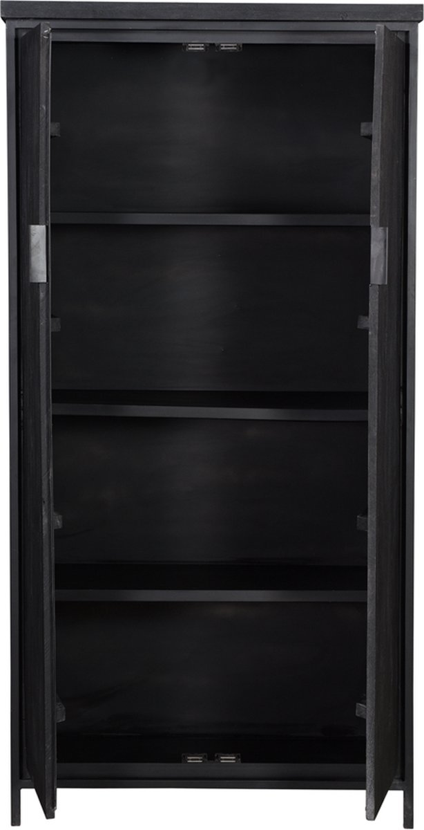 2 deurs kast - Zwart - Dock collectie | bol.com