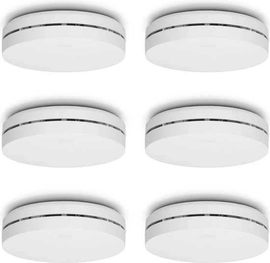 Alecto SA300 6-PACK Rookmelder - 10 jaar batterij - Voldoet aan Europese norm EN14604... | bol