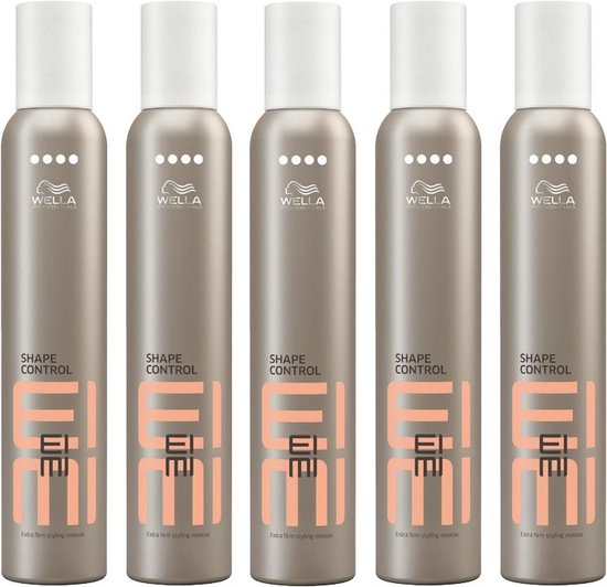 5x Wella EIMI Shape Control Mousse 300ml | bol