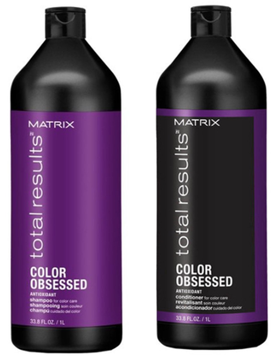 Matrix - Color Obsessed Shampoo & Conditioner - 2x1000ml | bol.com