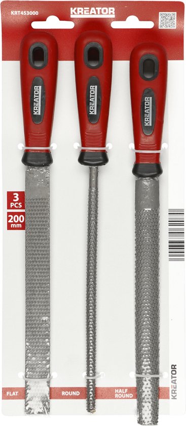 Kreator - Hand tools - KRT453000 - Houtrasp - 200mm - 3 st. | bol