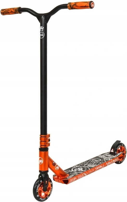 PB Stuntstep - Pro Edition - Urban Power oranje/goud - 120mm - ABEC-9 ...