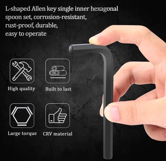 Inbussletelset - inbus sleutel - mini gereedschap set - duurzaam | bol