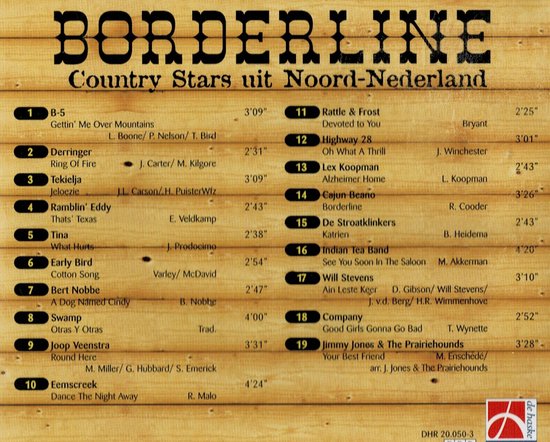 Borderline - Country Stars Uit Noord-Nederland, Diverse Artiesten | CD ...