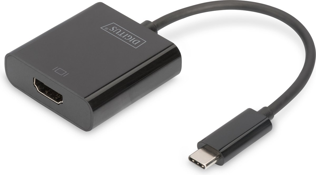 Digitus TV, monitor Adapter [1x USB-C stekker - 1x HDMI-bus] DA-70852 ...