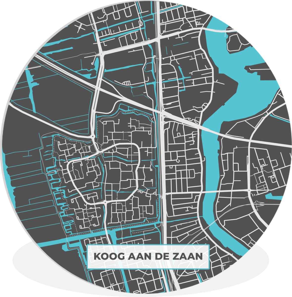 Wall Circle - Wall Circle Indoor - Koog aan de Zaan - Map - Map - City ...