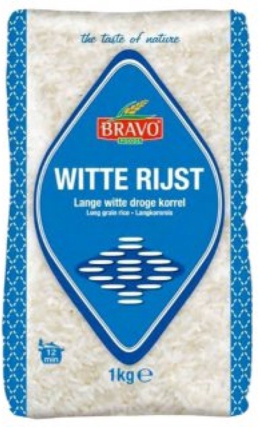 Bravo witte rijst - 1kg | bol