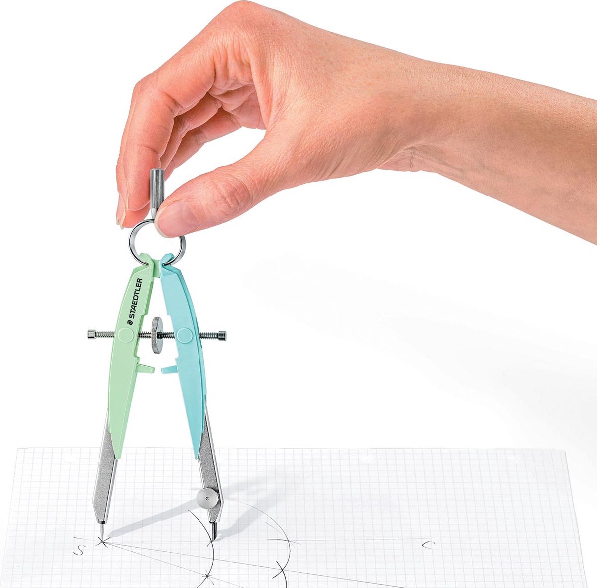 Staedtler passer Mars Comfort 556, pastel groen-blauw 5 stuks | bol.com
