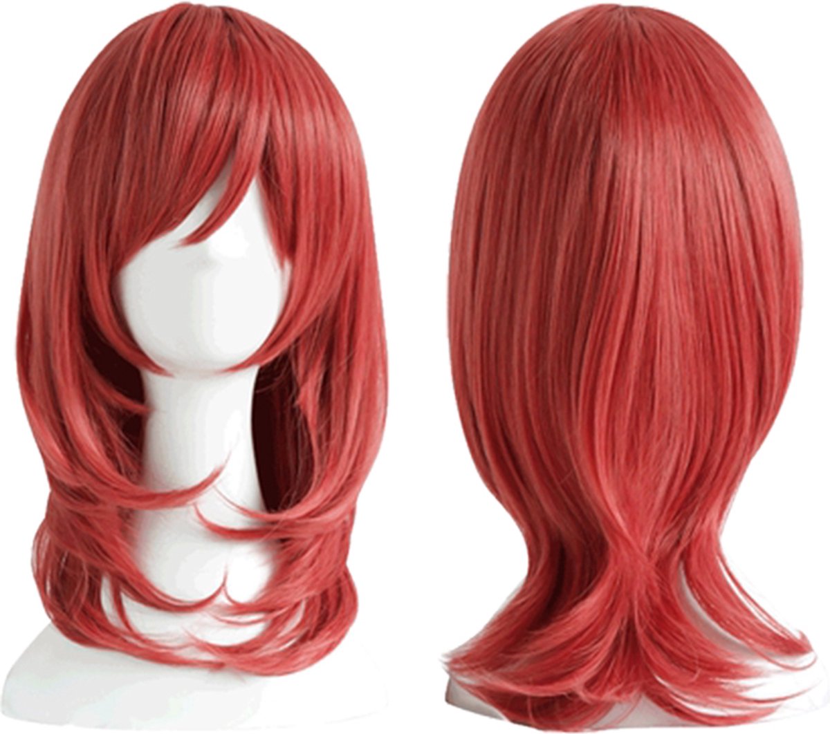 Cosplay Express Rode Pruik Voor Rollenspel En Verkleden Maki Nishikino ...