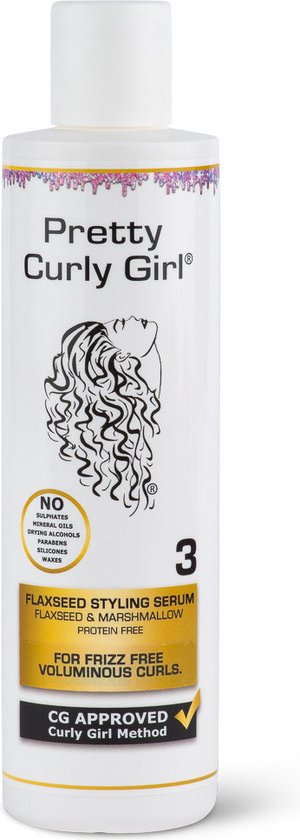 Pretty Curly Girl Flaxseed Styling Serum (250ml) | bol.com