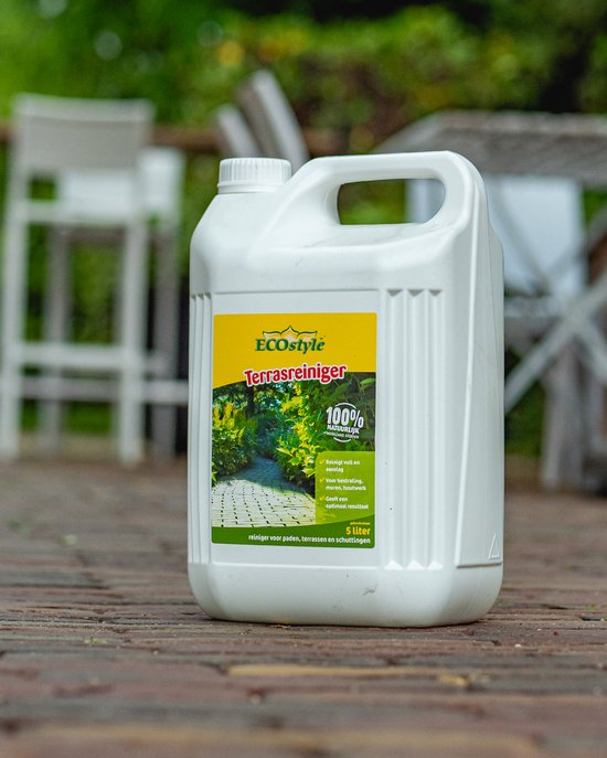 ECOstyle Terrasreiniger Reinigt alle Aanslag op Steen, Kunststof, Glas ...