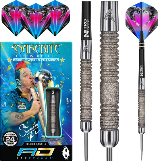 RED DRAGON - Peter Wright Snakebite Euro 11 Element: Steeltip Tungsten ...