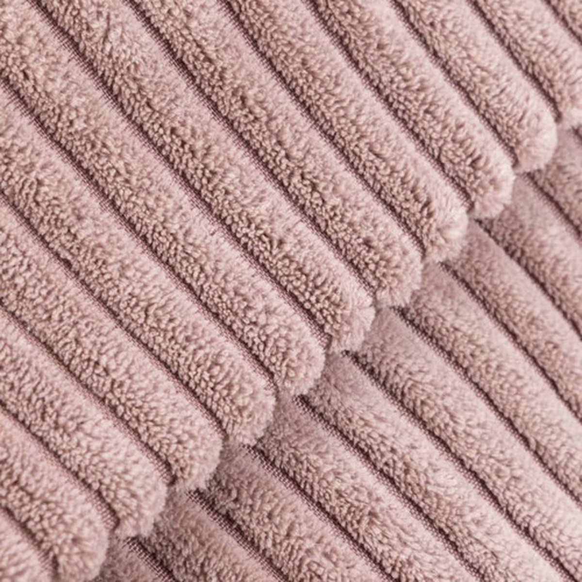 Designed by Lotte Kattenmand Ribbed Roze 50 x 50 x 35 cm | bol.com