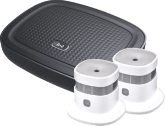 KLIK-AAN-KLIK-UIT - WLAN Access Point - Smart Bridge met 2 stuks rookmelders - Combi-set | bol.com