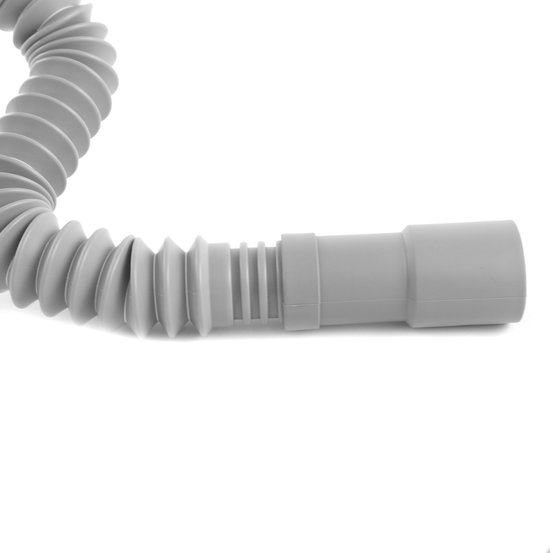 Uittrekbare afvoerslang wasmachine droger, 0,7m - 2m., Ø24mm haaks ...