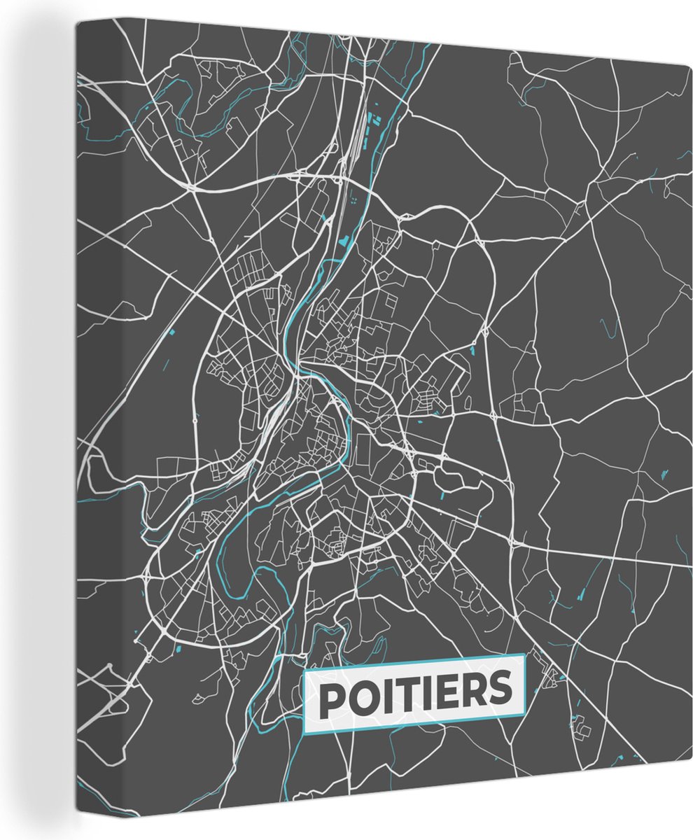 Tableau Tableau France - Carte - Poitiers - Carte - Plan de Ville ...
