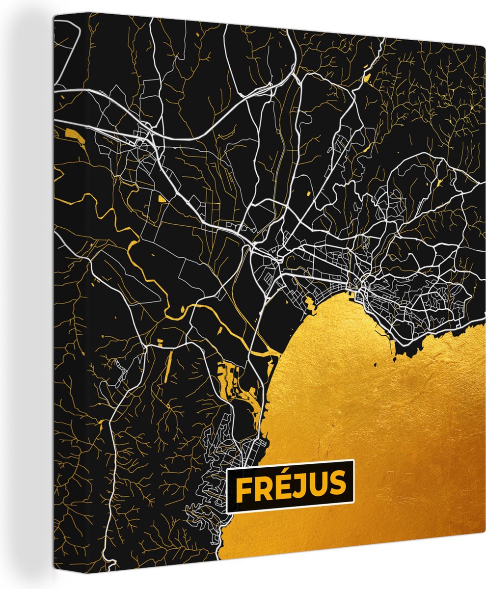 Tableau Tableau France - Carte - Carte - Fréjus - Plan de ville - 20x20 ...