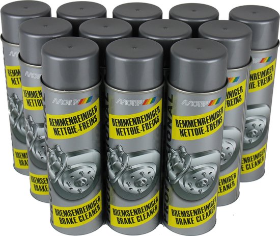 Motip remmenreiniger 1 doos - 12 spuitbussen | bol