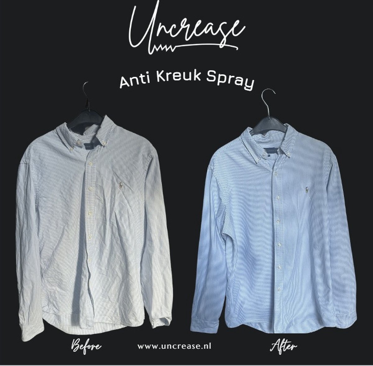 Uncrease Anti Kreuk Spray - Strijken in enkele seconden - Werkt op ...