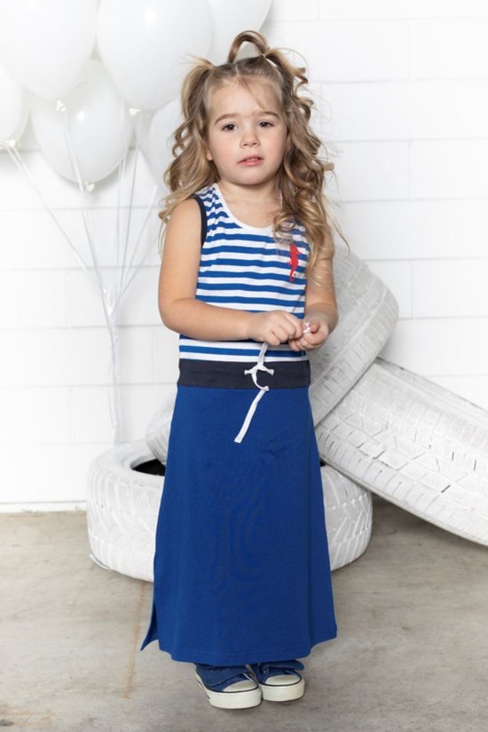 Lovestation22-Girls Maxi Dress Goldy-Blue | bol