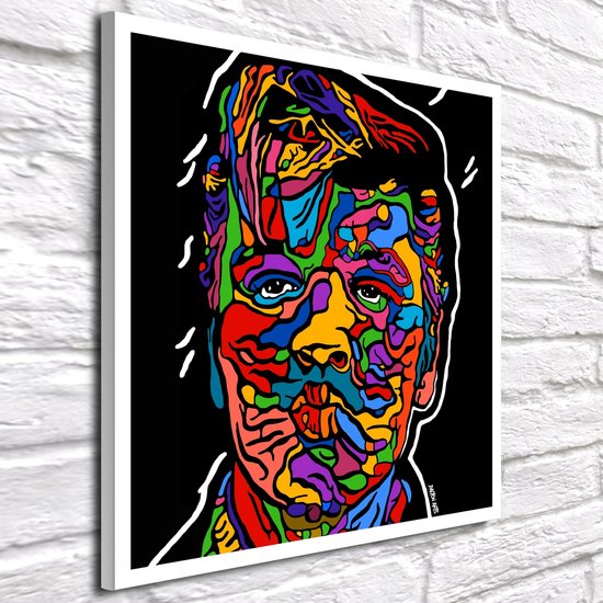 Pop Art Elvis Presley XL Poster XL in brede lijst - 100 x 100 cm en 4 ...