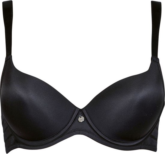 Zwarte voorgevormde beugel BH Lisca Alegra B - E - Zwart - Maat - 75B | bol