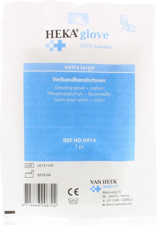 HEKA gloves katoen xl niet steriel 1PR | bol