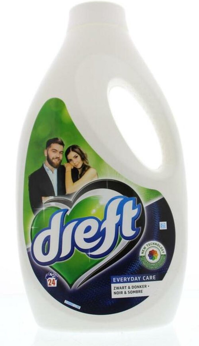 Dreft Wasmiddel everyday care zwart & donker 1,32 liter | bol.com