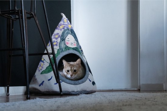 Takara Tipi – Katten huisje – 42 x 56 cm - Katten Tip Tent – Katten ...
