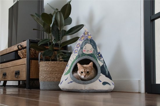 Takara Tipi – Katten huisje – 42 x 56 cm - Katten Tip Tent – Katten ...
