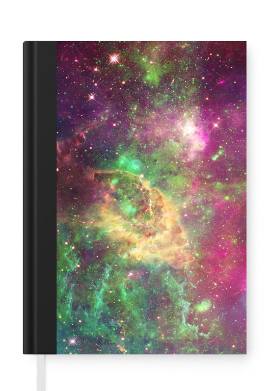 Carnet - Carnet d'écriture - Vert - Espace - Etoiles - Carnet - Format ...