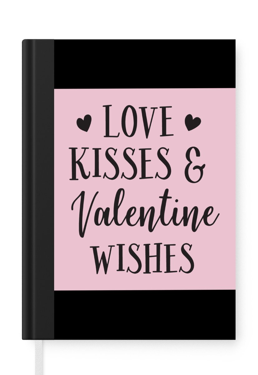 Carnet - Cahier d'écriture - Bisous d'amour et souhaits de la Saint ...
