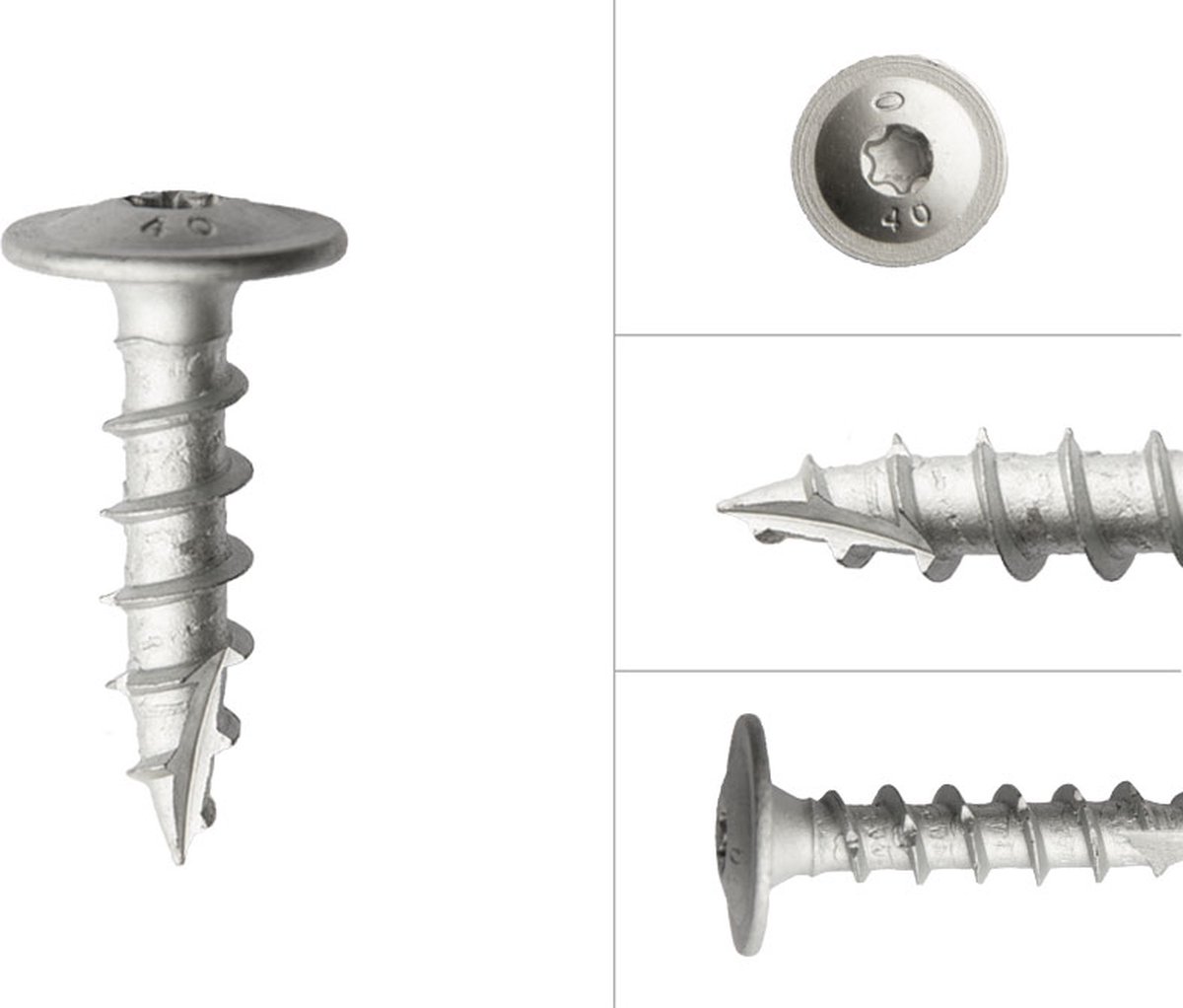 Wovar Poteau Support Vis Galvanisé 10 x 40 mm | Par pièce | bol.com