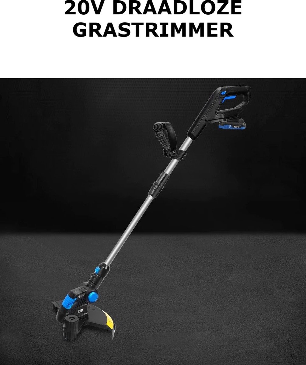 Amerce Draadloze Bosmaaier op Accu - Grastrimmer - Brush Cutter - 20V ...