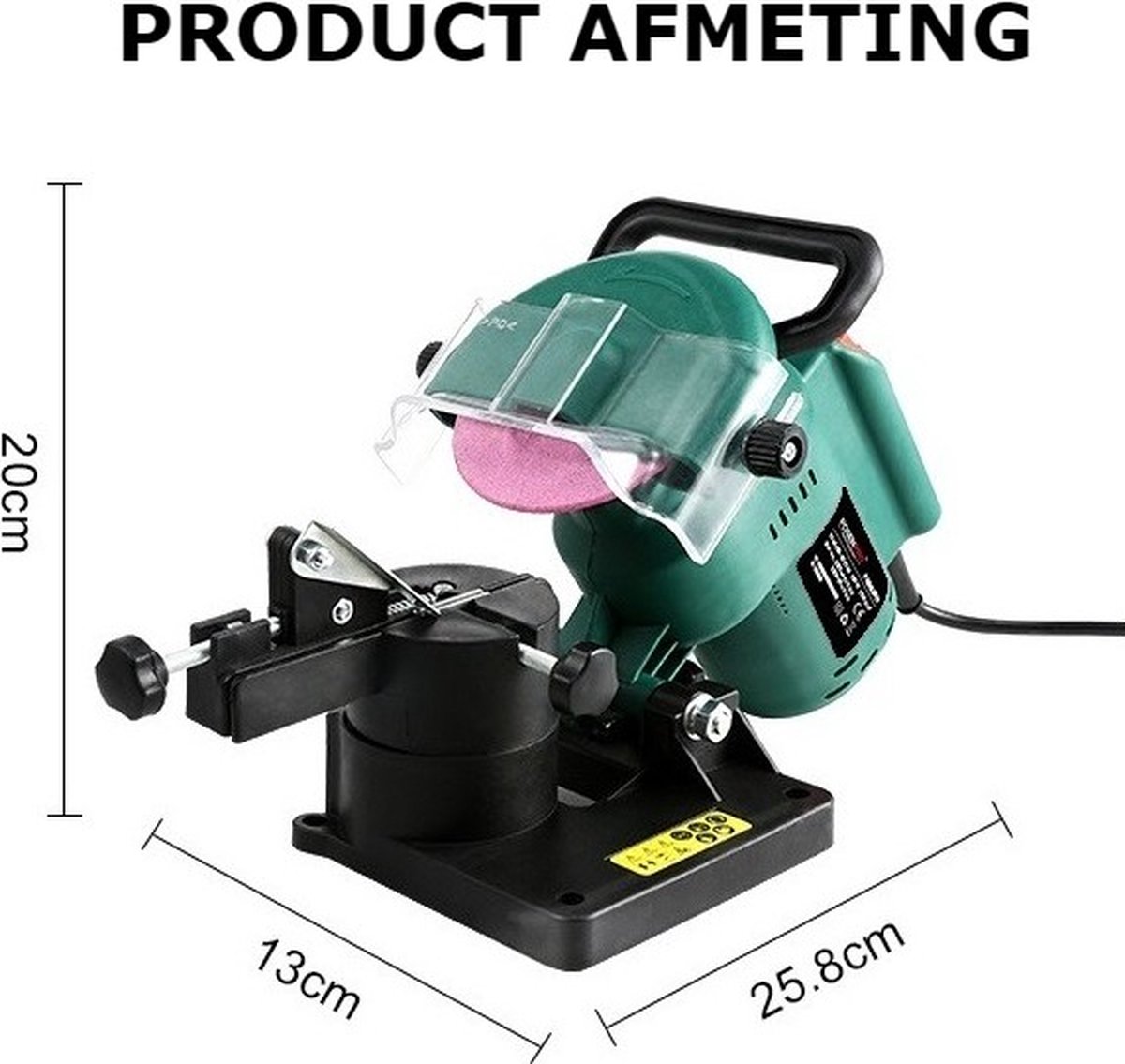 Affûteuse de tronçonneuse électrique Amerce - Meule - Meuleuse à chaîne ...