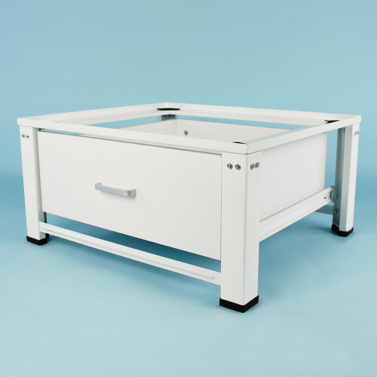 Wasmachine verhoger Paul, verstelbaar model met houten lade | bol.com