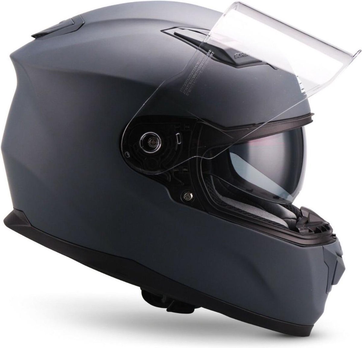 SOXON ST-1001 RACE integraal helm, motorhelm, scooterhelm ECE keurmerk ...