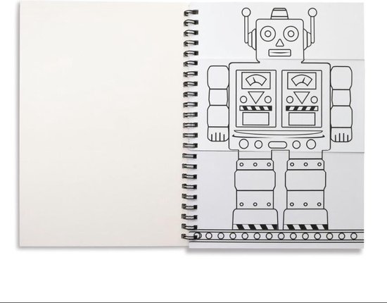 ROBOT FACTORY COLOURING BOOK | bol.com