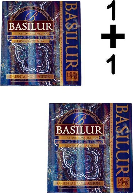 Basilur tea - ORIENTAL Collection - Magic Nights tea - 100 X2g X 2 ...