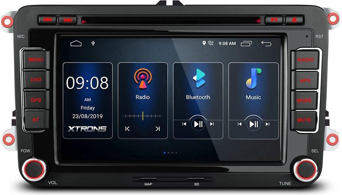 RNS 510 Autoradio Navigatie Android 10 Model en Pasvorm 7 Inch | bol.com