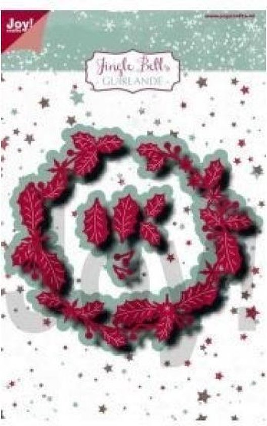 Joy!Crafts Stencil - Snij- embosstencil - Jingle Bells krans | bol