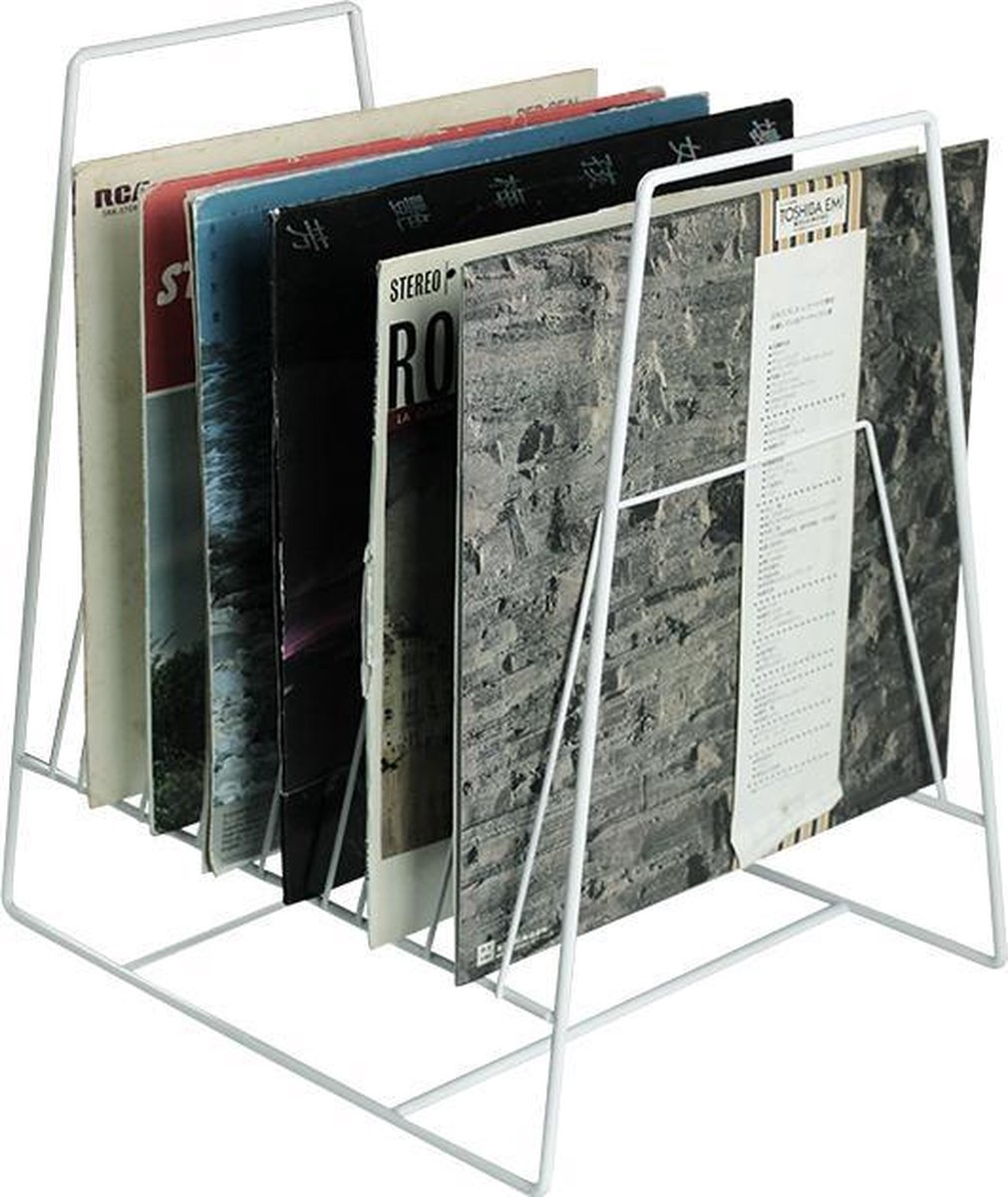LP vinyl platen opbergrek - platen bladerrek - platenkast - opbergen 60 ...