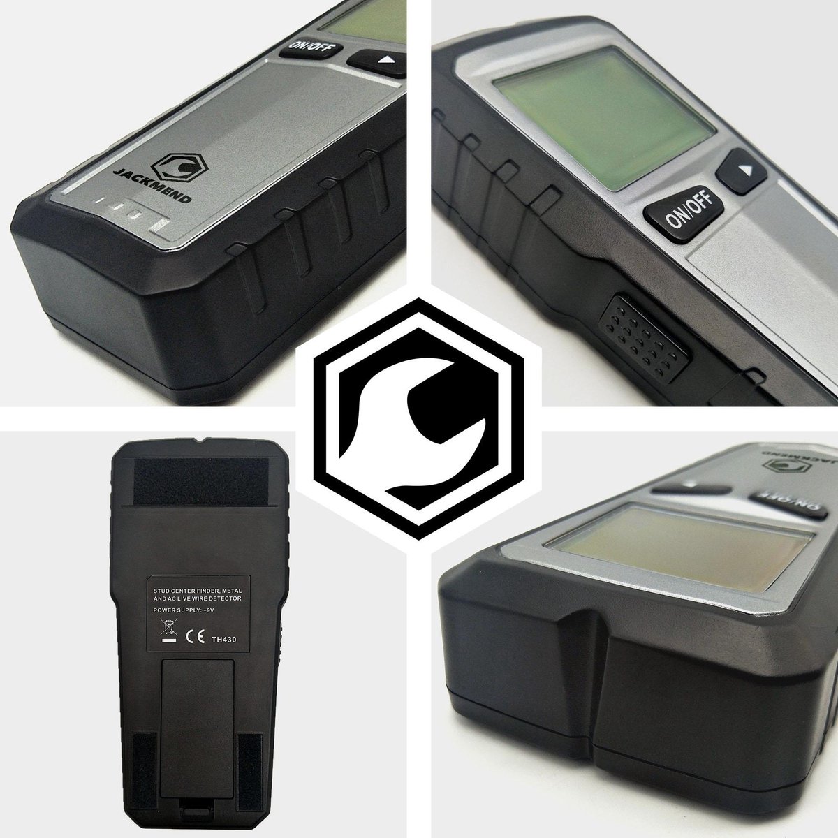 JACKMEND Professionele 5-in-1 Digitale Leidingzoeker - Multidetector ...