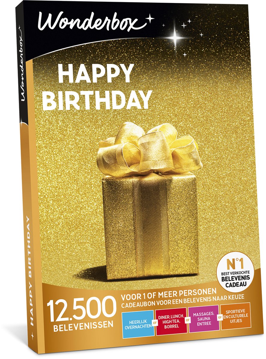 Wonderbox Cadeaubon - Happy Birthday | bol.com