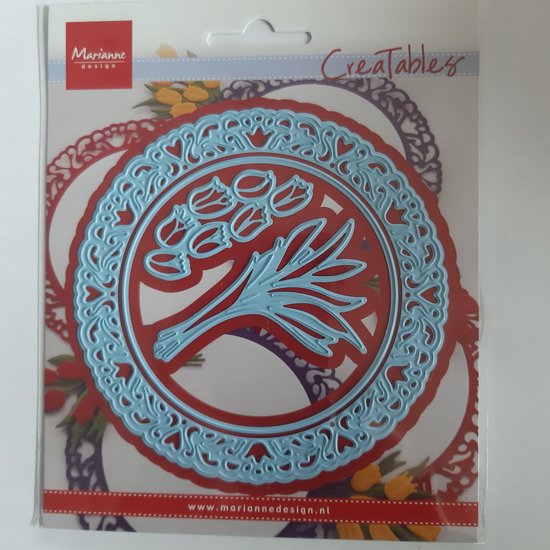 Marianne Design Creatables Snij en Embosstencil - Tulp kleedje | bol