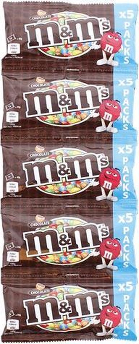 M&M's multipack 5 handige uitdeel zakjes van 45 gram | bol