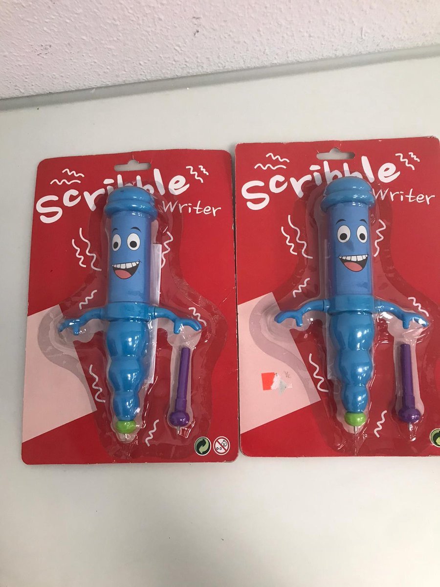 Tril pen blauw - 2 stuks | bol